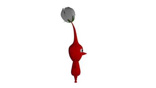 Red bud pikmin 3D model - TurboSquid 1636624