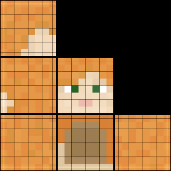 Minecraft alex 3D - TurboSquid 1636736