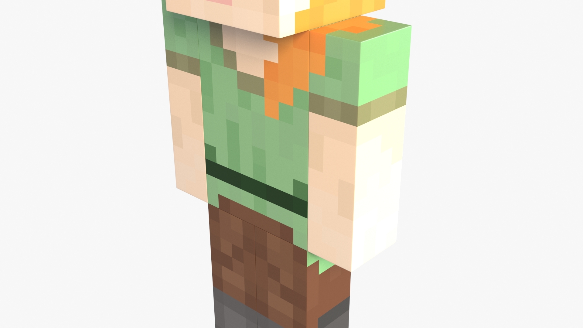 Minecraft alex 3D - TurboSquid 1636736