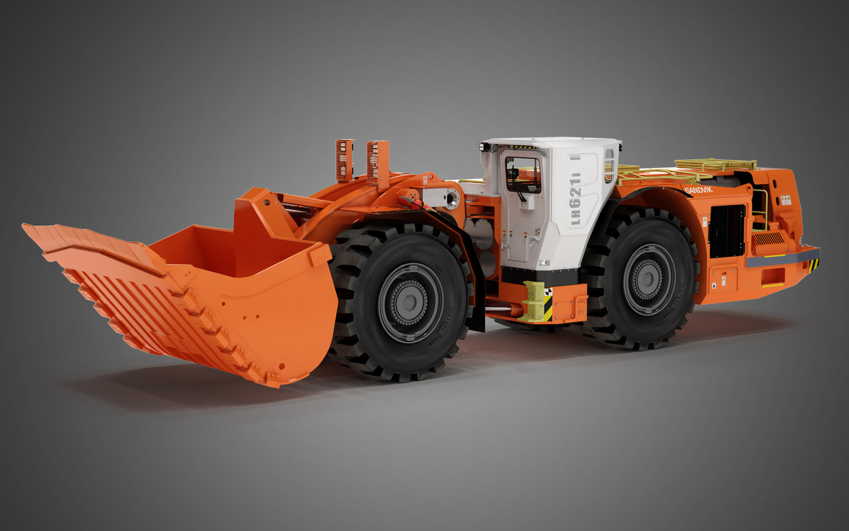 Sandvik lh621i underground loader 3D model - TurboSquid 1637244