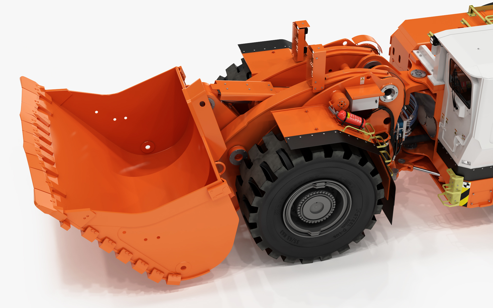Sandvik lh621i underground loader 3D model - TurboSquid 1637244