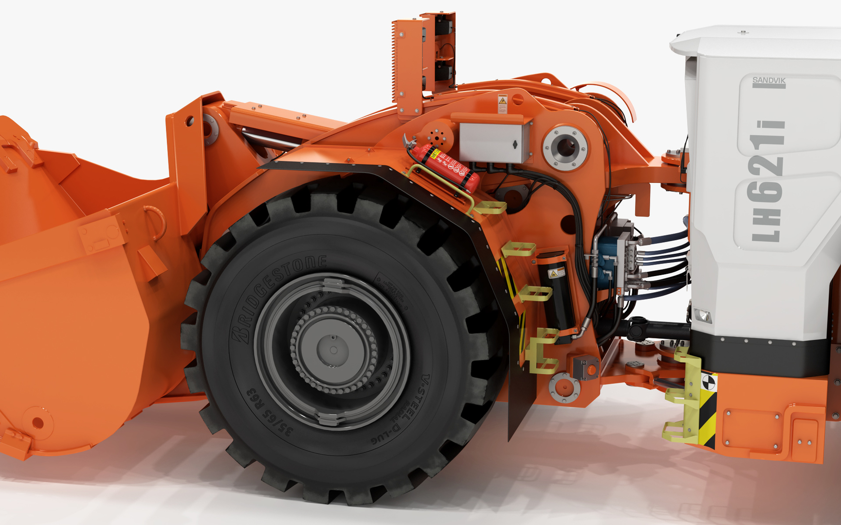 Sandvik lh621i underground loader 3D model - TurboSquid 1637244