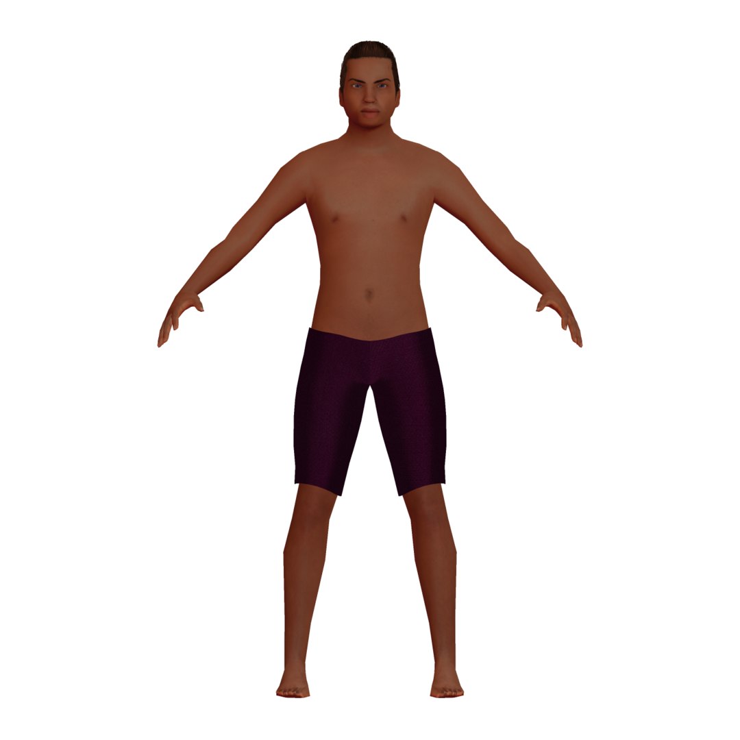 Low-poly man 3D - TurboSquid 1637300