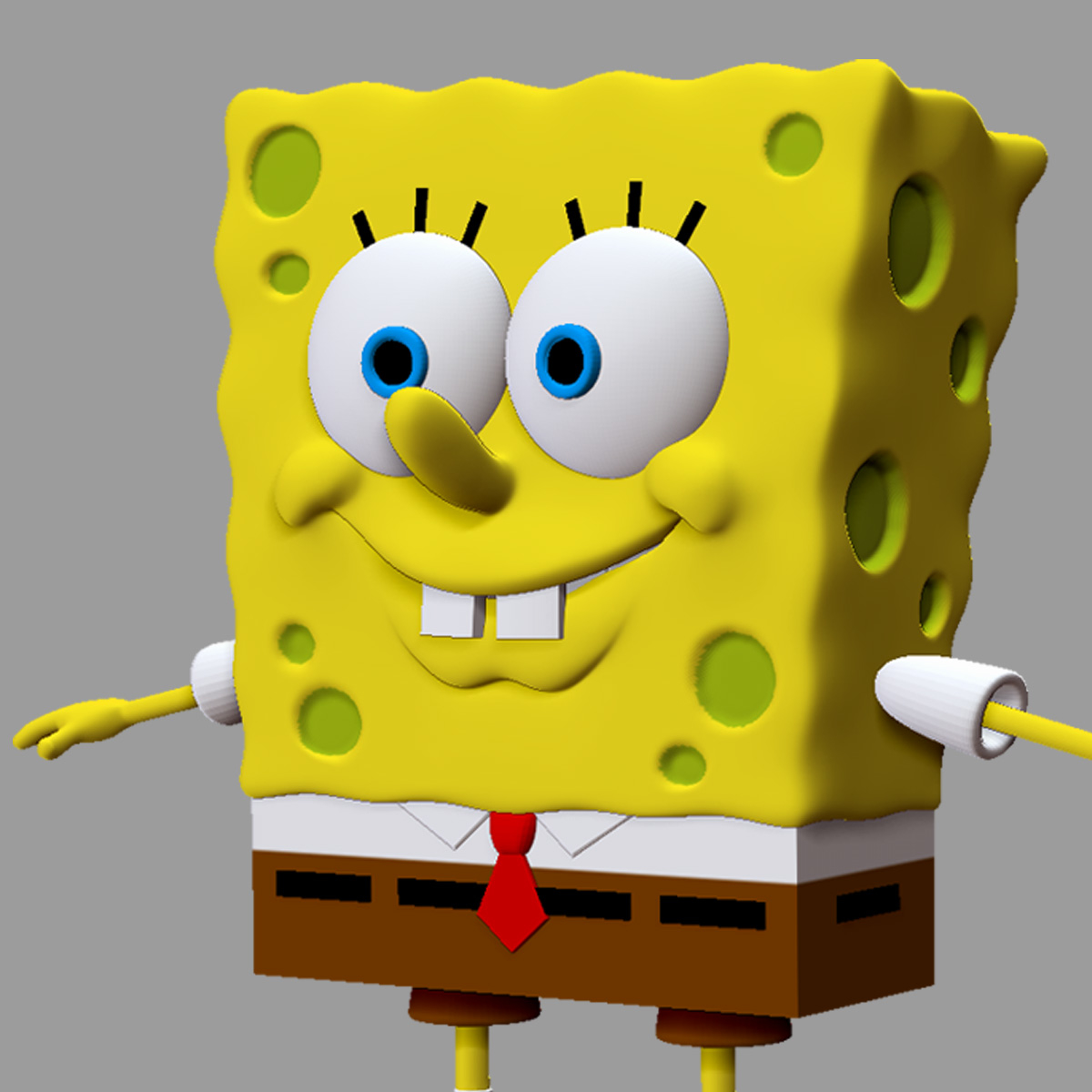Spongebob model - TurboSquid 1637533