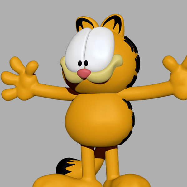 Free 3D Garfield Models | TurboSquid