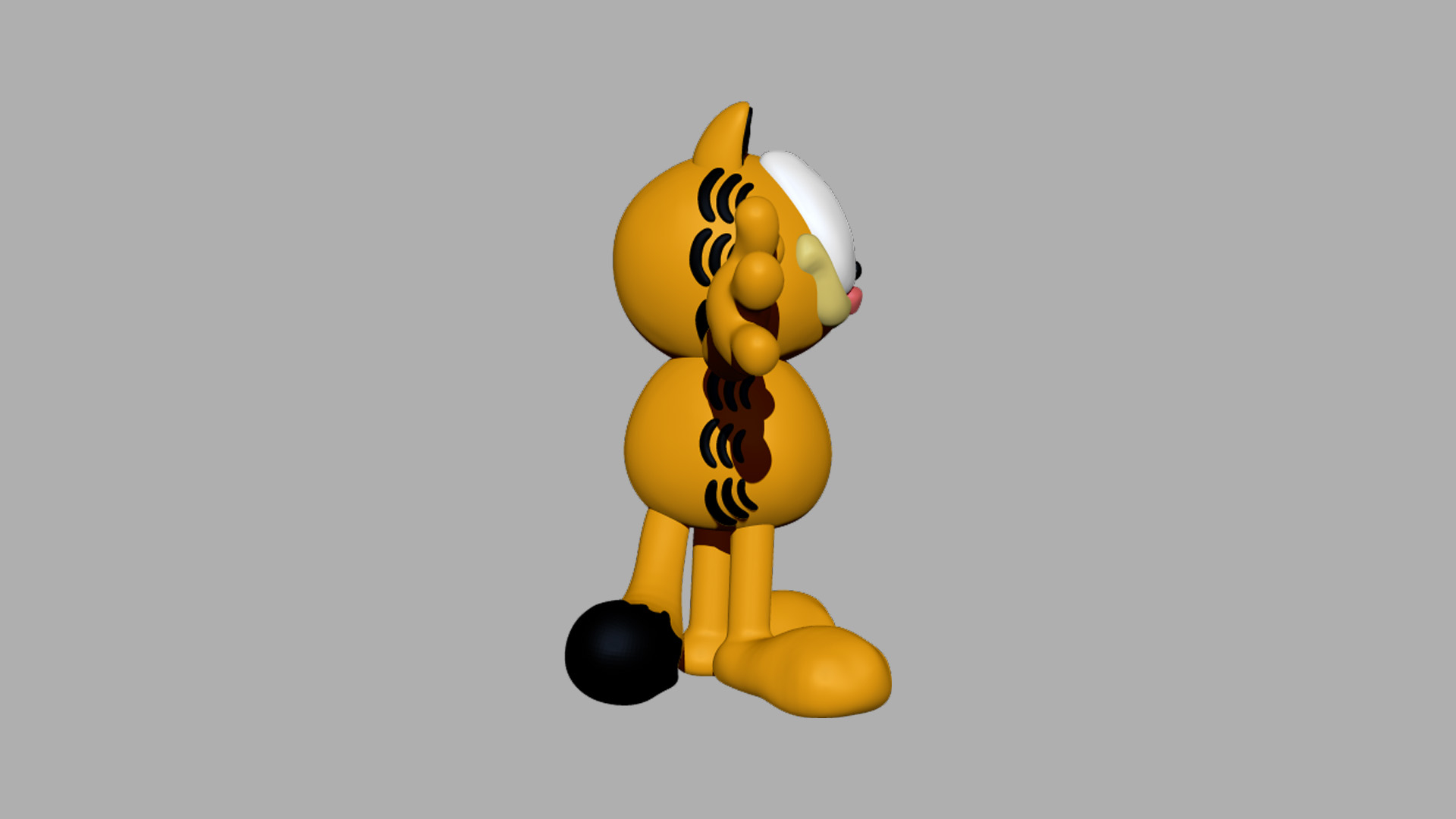 Garfield character 3D - TurboSquid 1637586