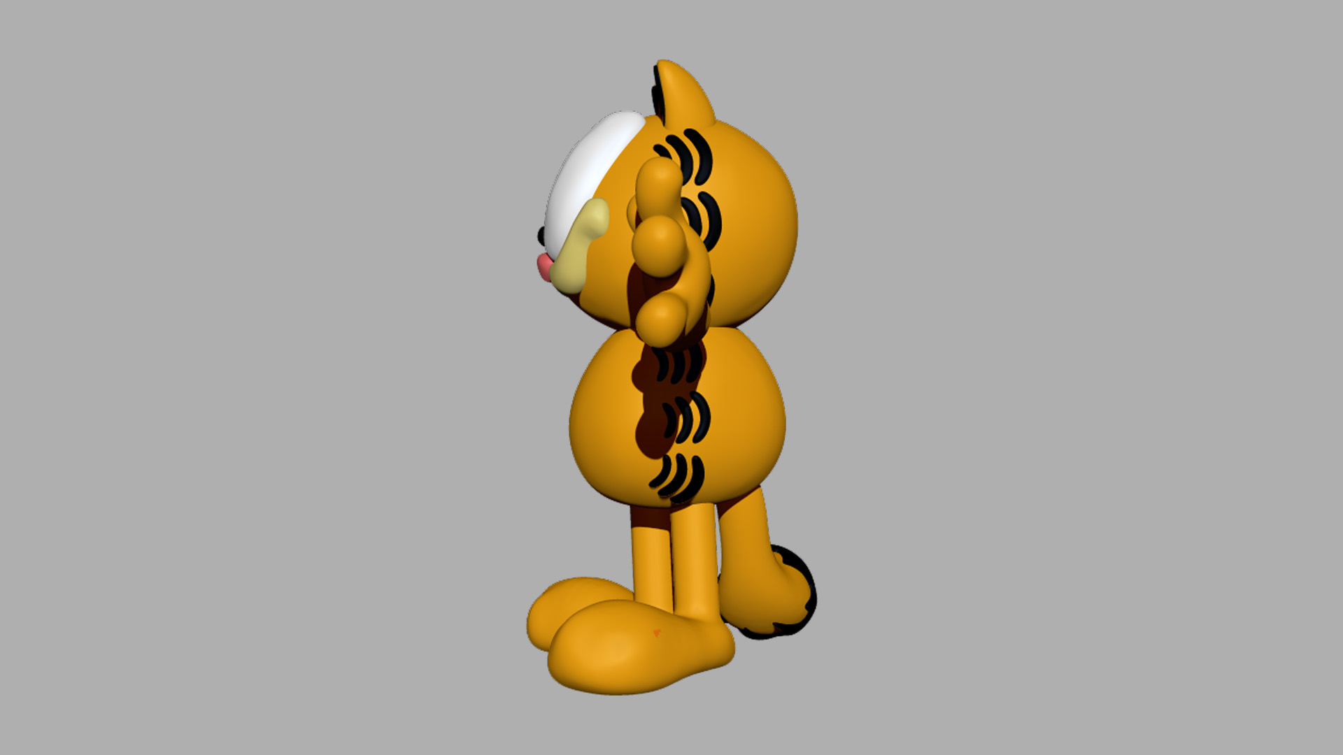 Garfield character 3D - TurboSquid 1637586