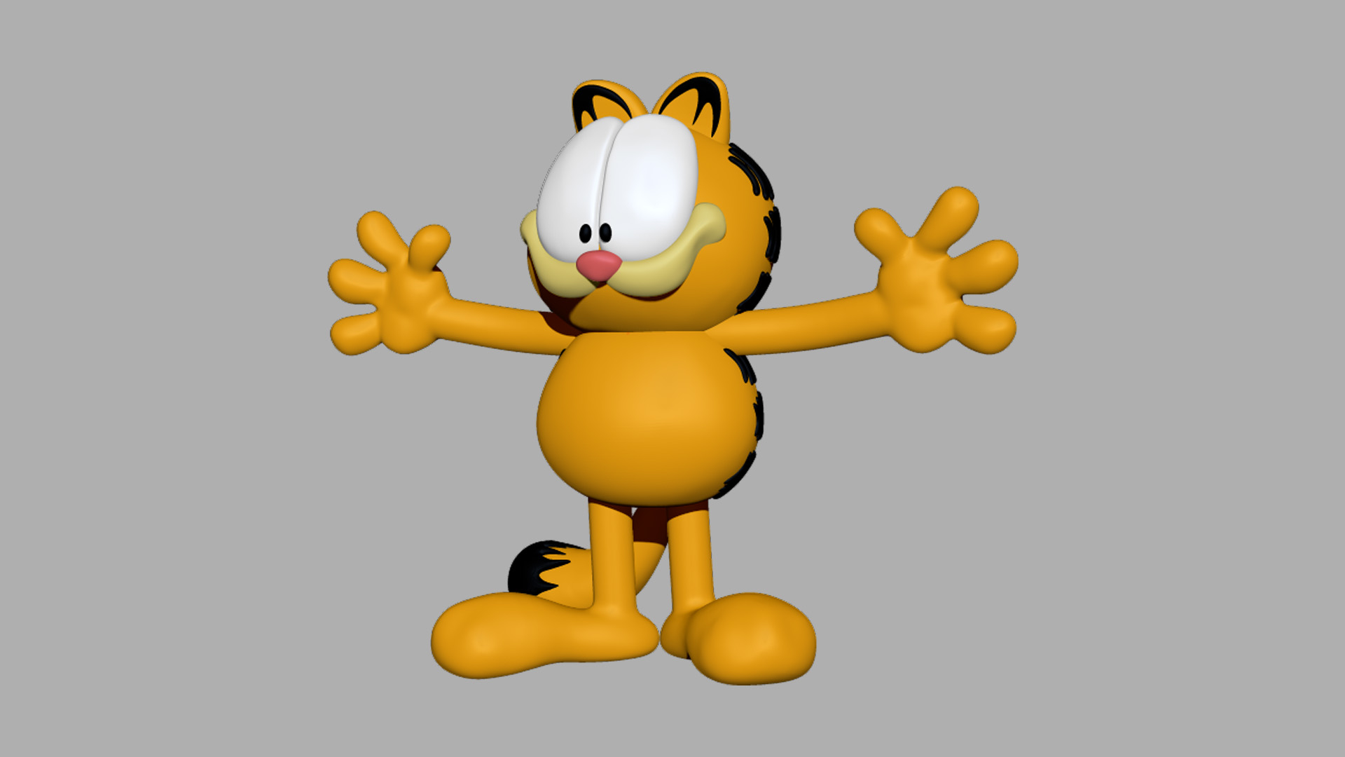 Garfield character 3D - TurboSquid 1637586
