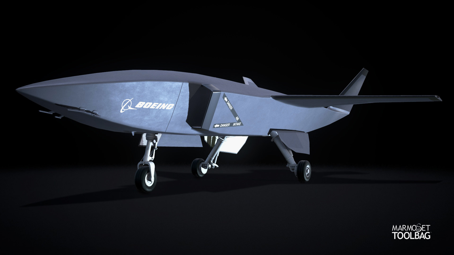 3D boeing drone loyal wingman - TurboSquid 1580076