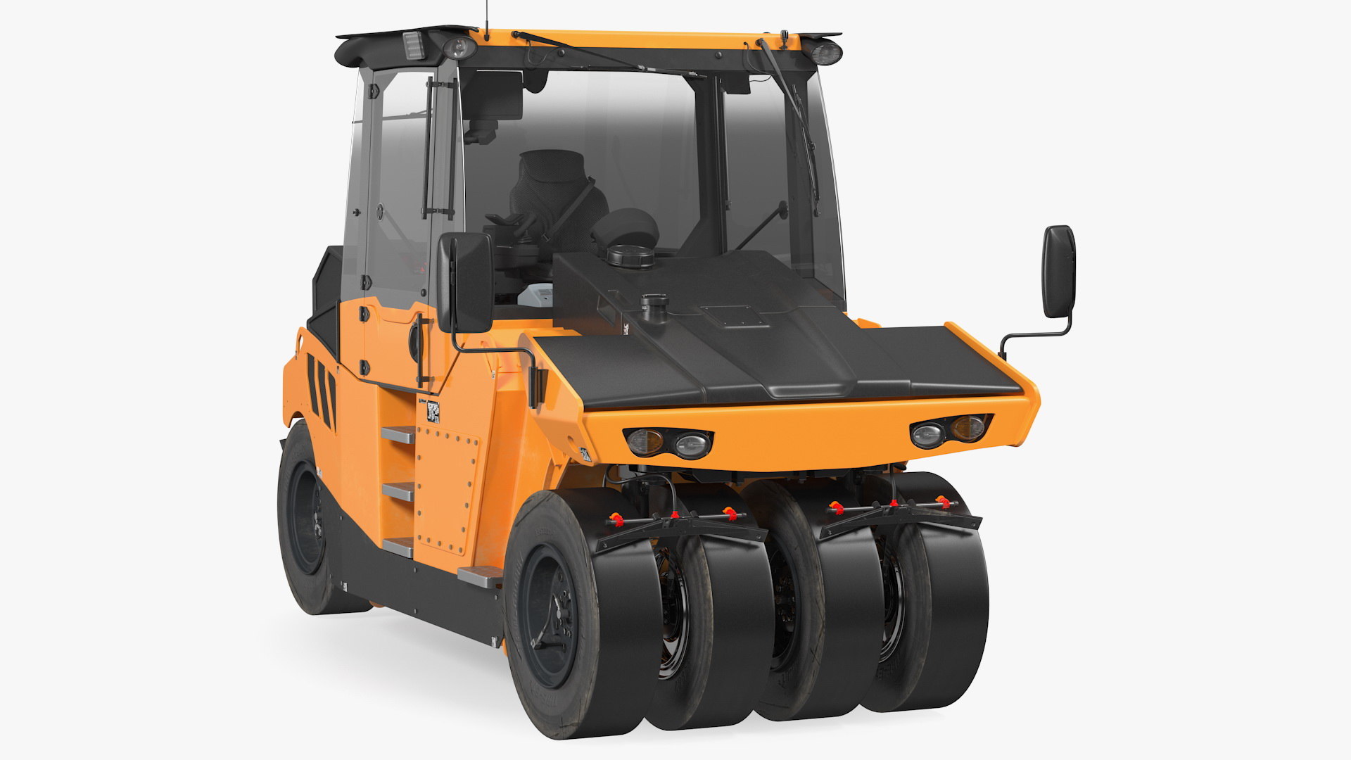 Pneumatic tyred roller compactor 3D model - TurboSquid 1637879