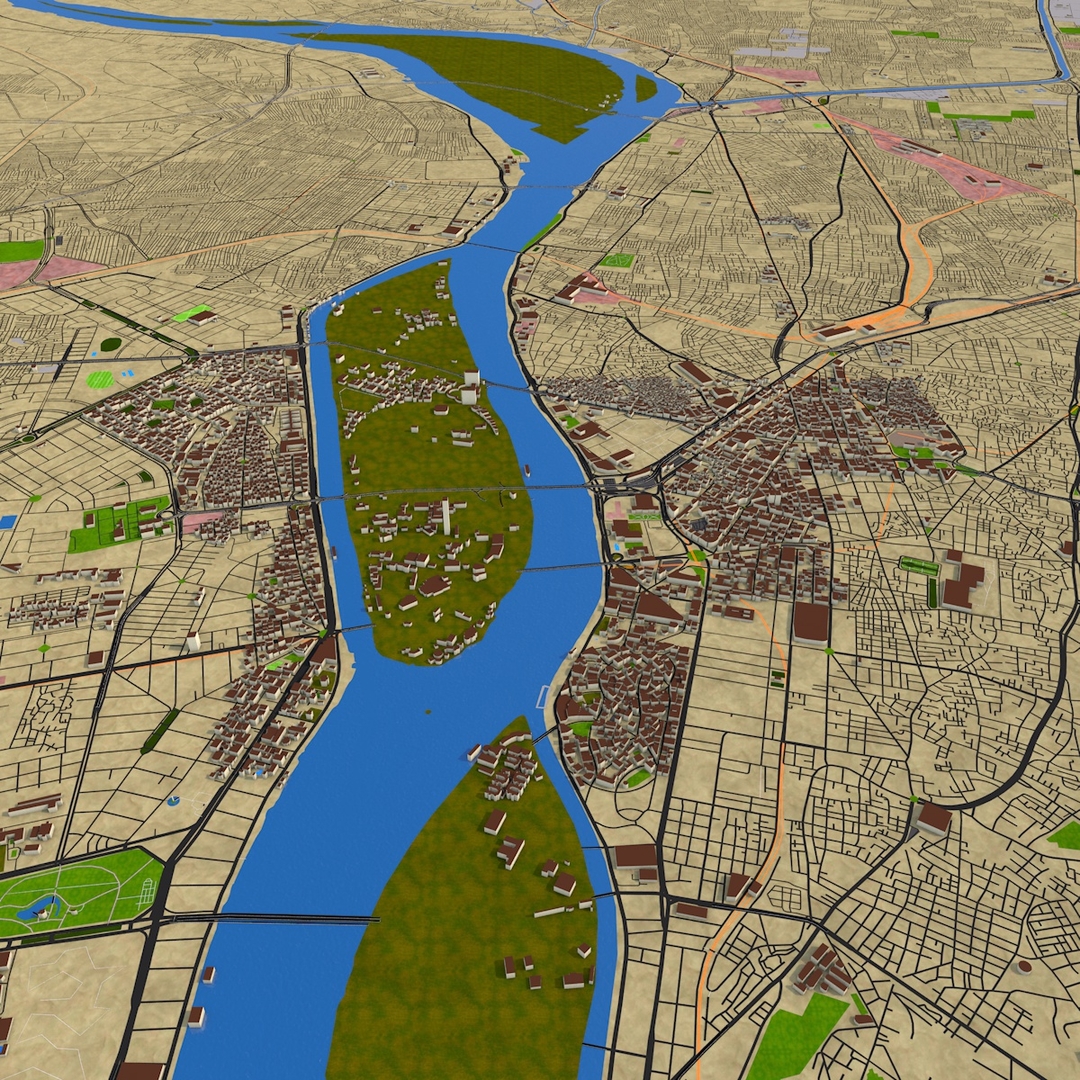 Kairo Stadt Ägypten OKT 2020 3D-Modell - TurboSquid 1638008