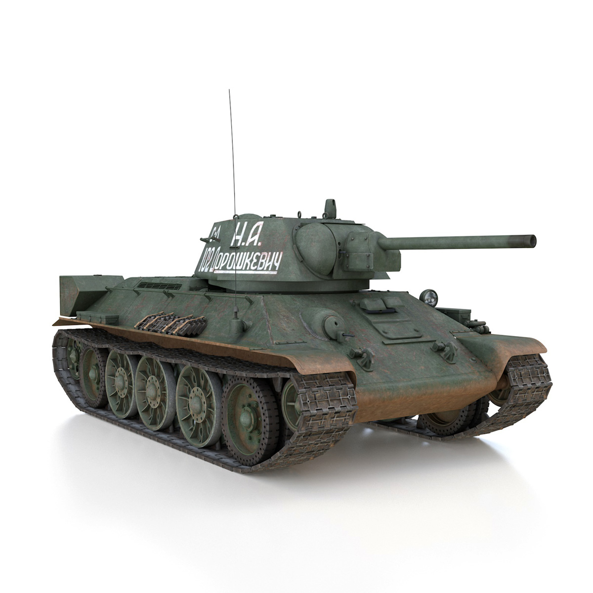 T-34-76 - 1942 soviet 3D model - TurboSquid 1638004