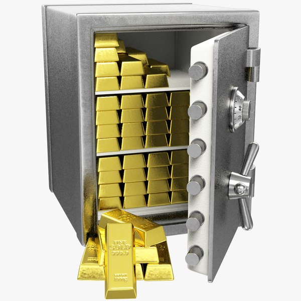 Safe lock gold 3D model - TurboSquid 1638117