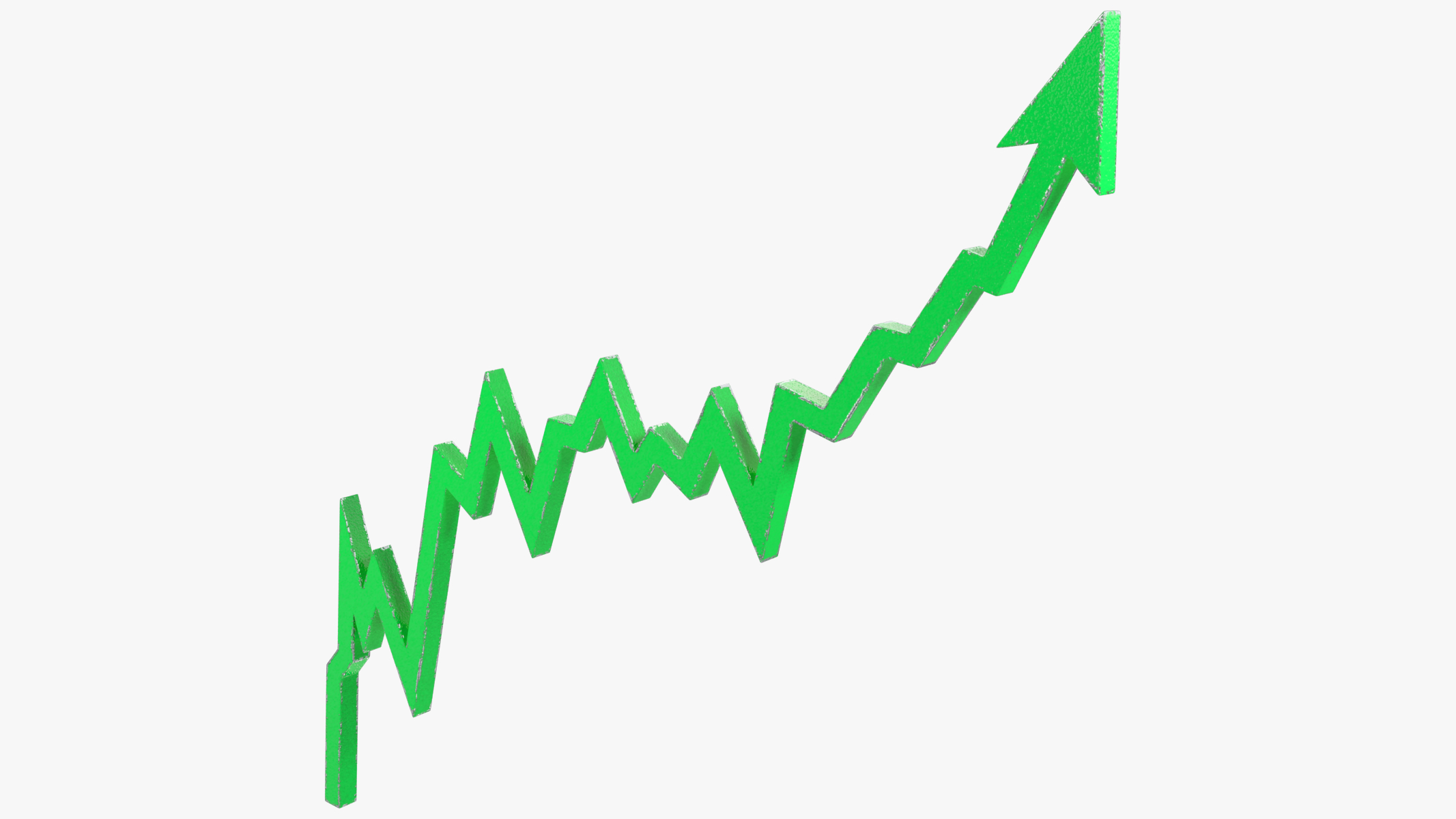 Gráfico Crescente V1 Modelo 3D - TurboSquid 1638200