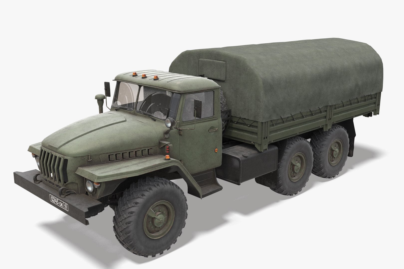 Ural 4320 truck 3D - TurboSquid 1638505