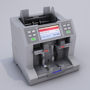 Money Counter 3D Models for Download | TurboSquid