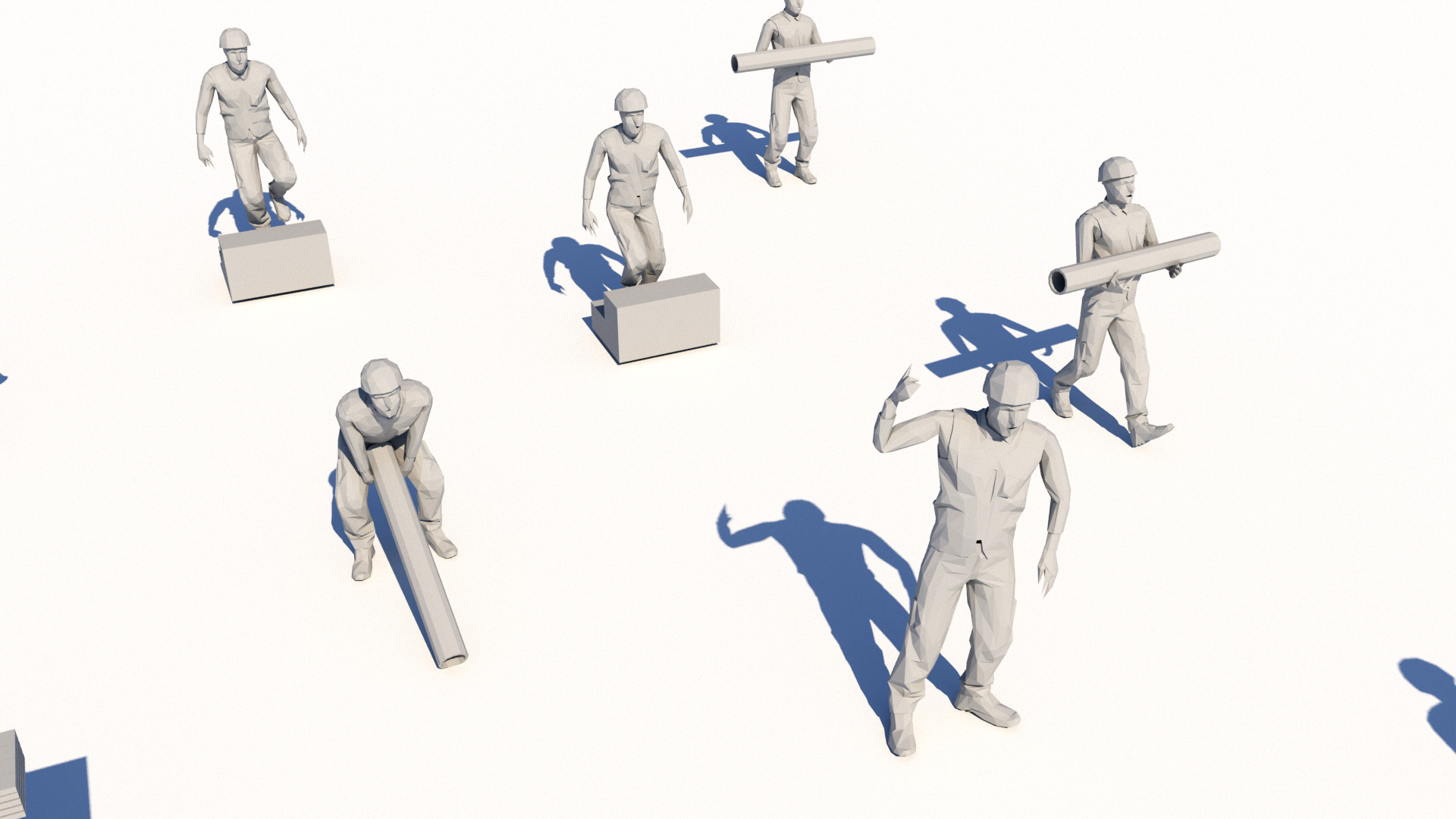 3D people motion crowd model - TurboSquid 1638957