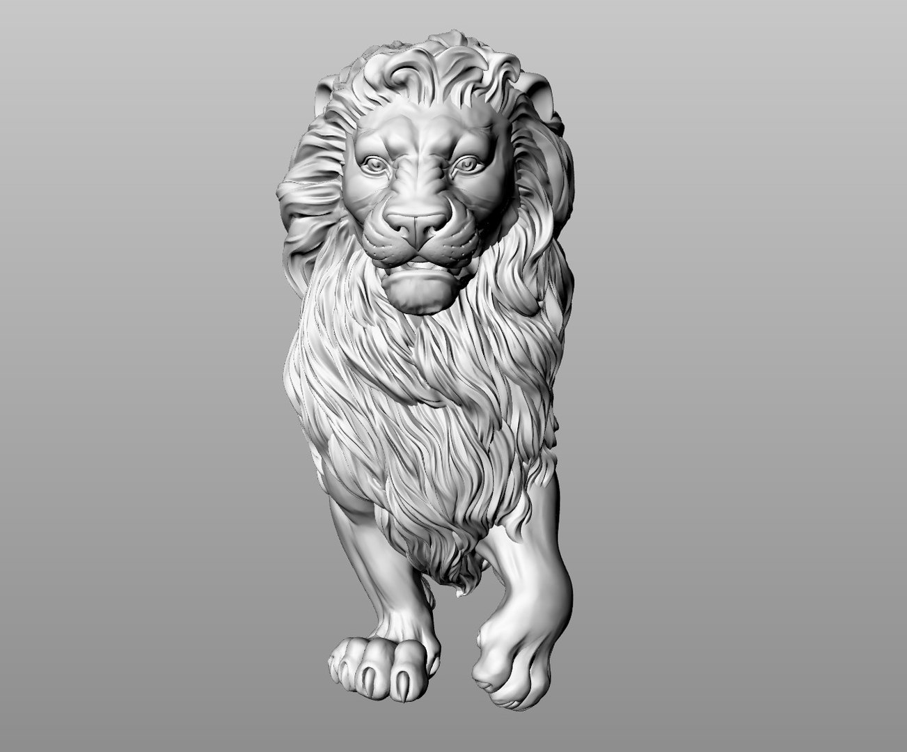 Lion statue Modelo 3D - TurboSquid 1639073