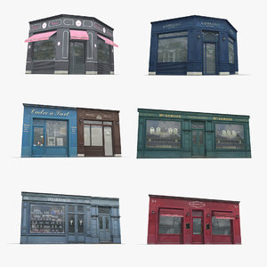3D Storefront Models | TurboSquid