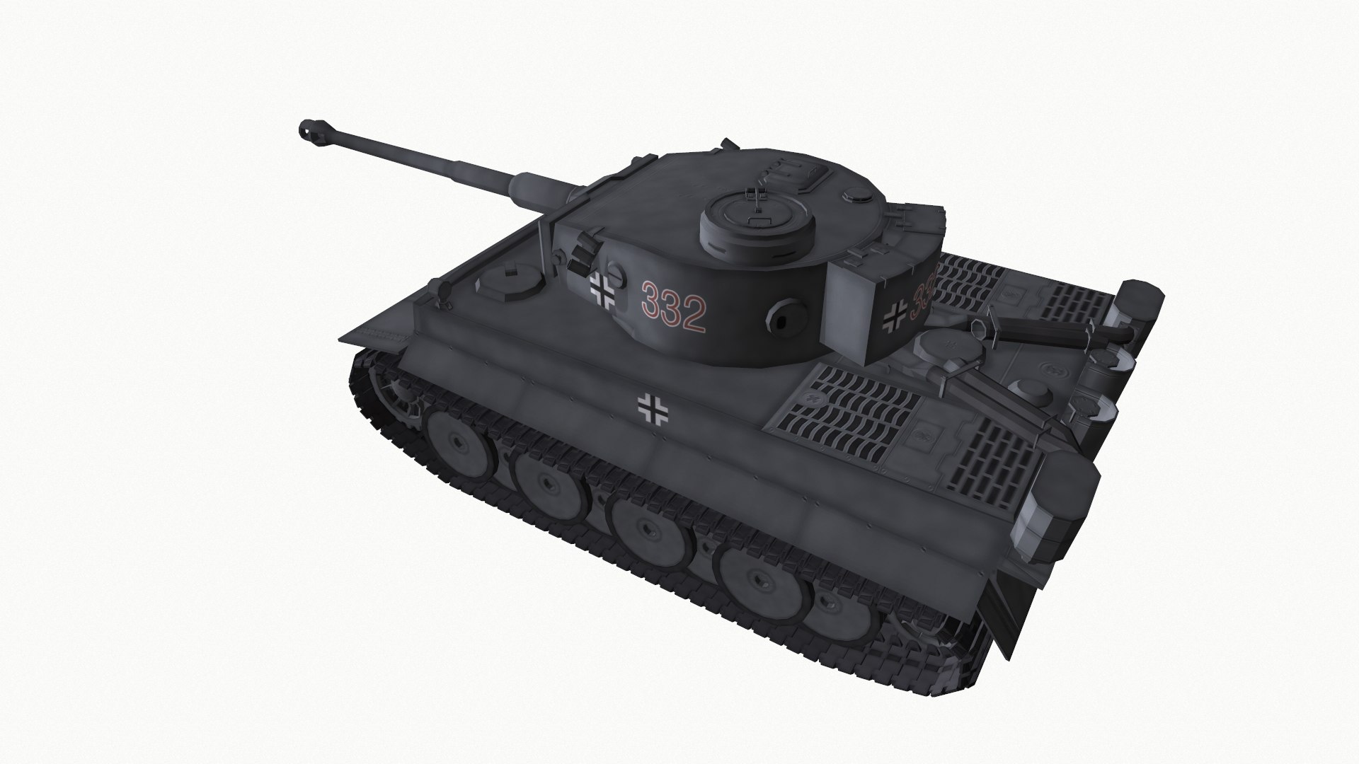 modèle 3D de Char lourd allemand Tiger 1 - TurboSquid 1639411
