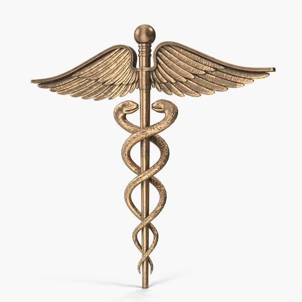 modelo 3d Caduceo Bronce - TurboSquid 1639677