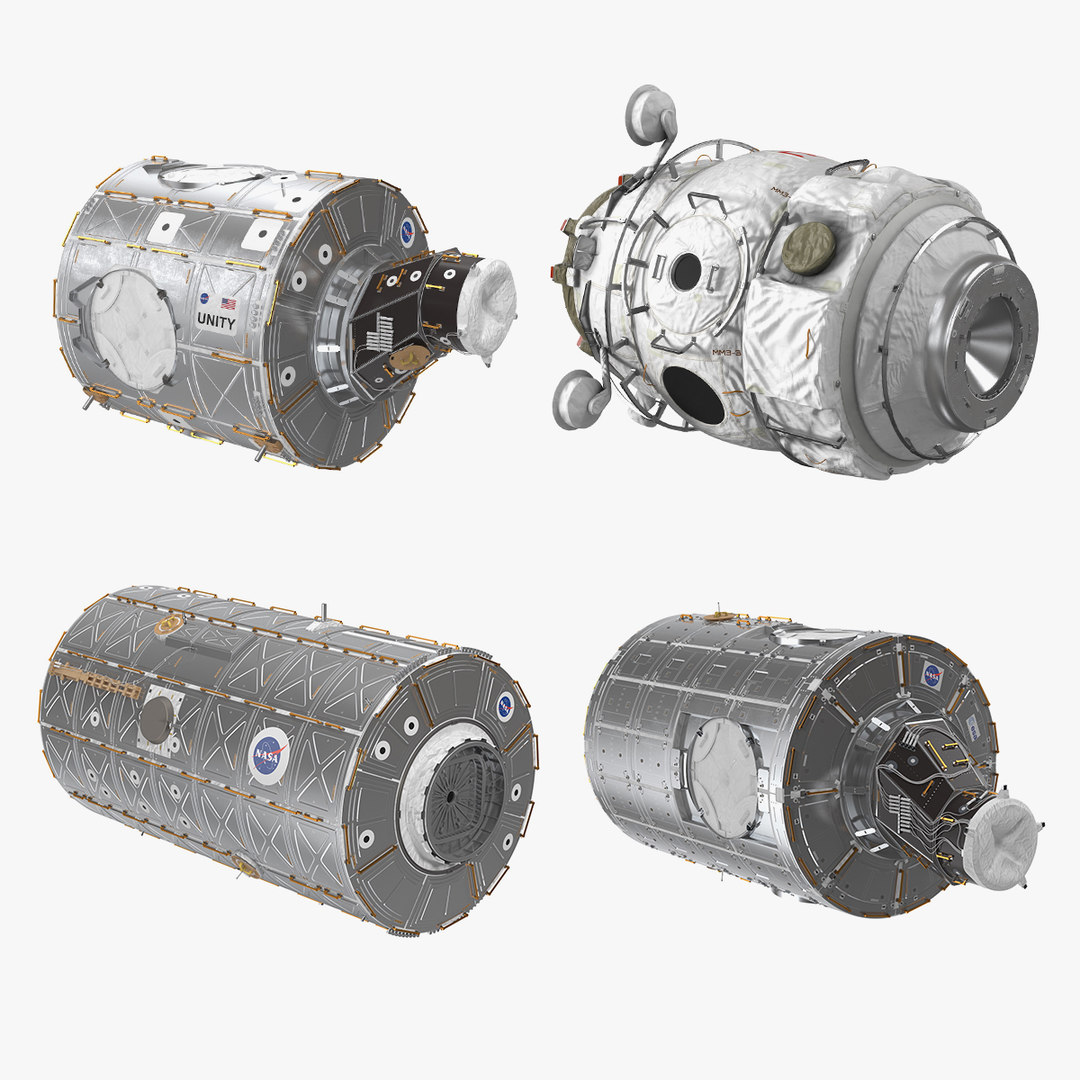Iss modules 2 3D model - TurboSquid 1639843