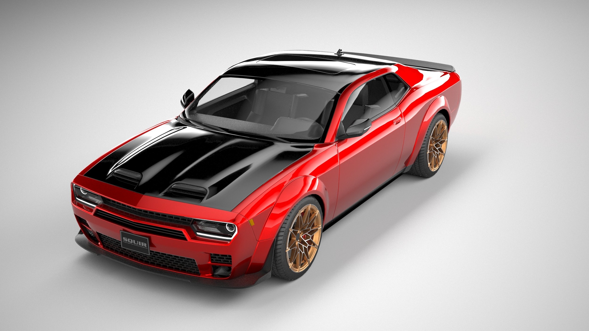 3D generic muscle car model - TurboSquid 1639833