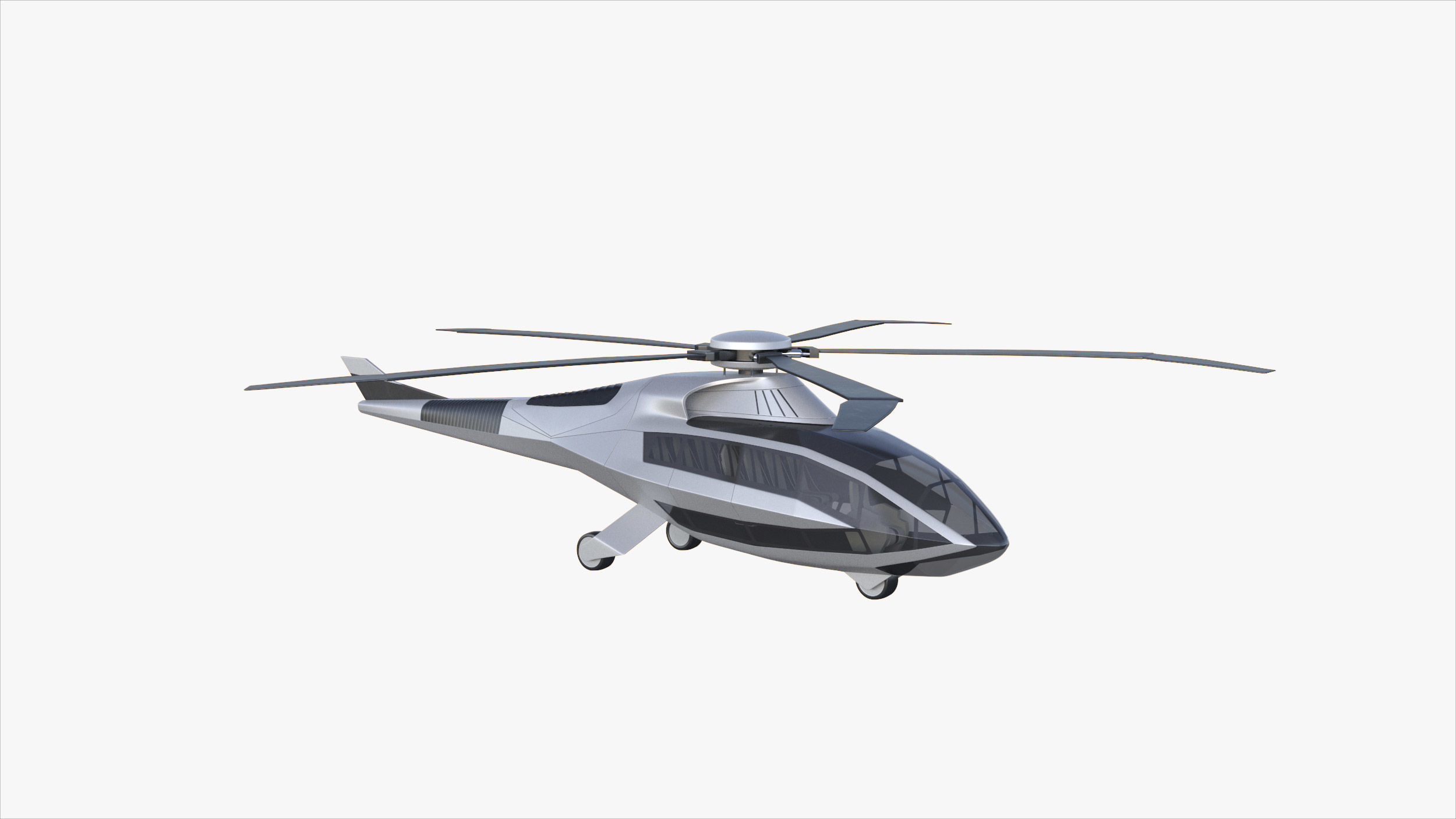 modelo 3d Helicóptero del futuro Bell FCX 001 Concept - TurboSquid 1639910
