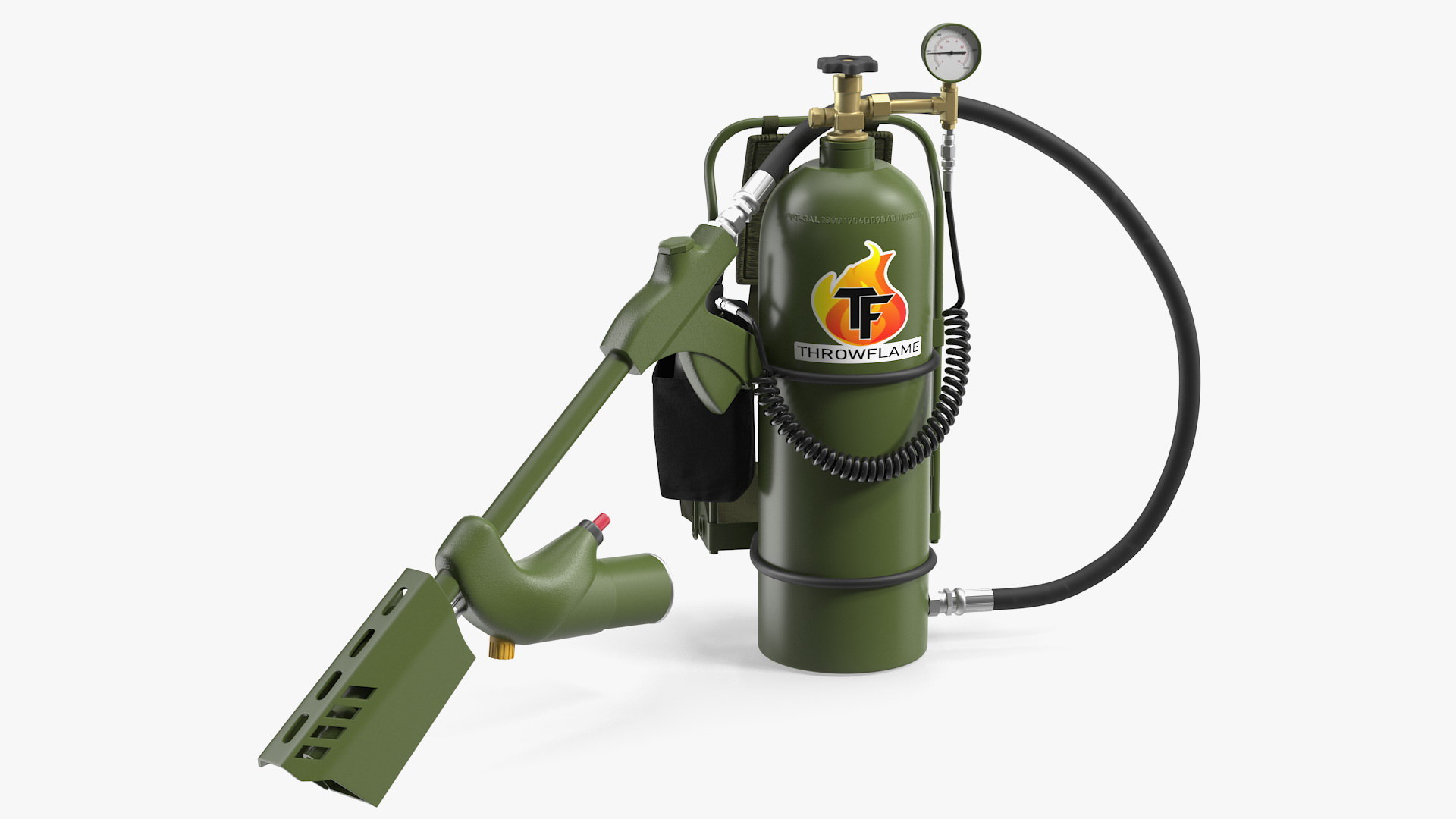 Throwflame xl18 flamethrower flame 3D model - TurboSquid 1640194