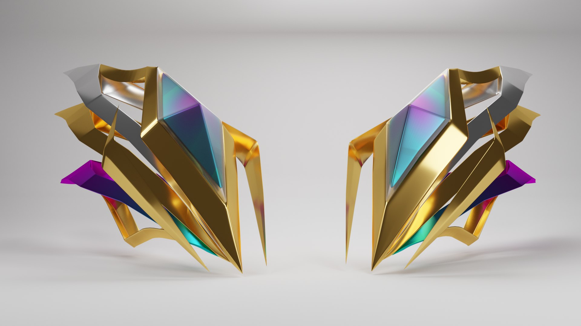 modelo 3d KDA Kaisa Wings - TurboSquid 1640018