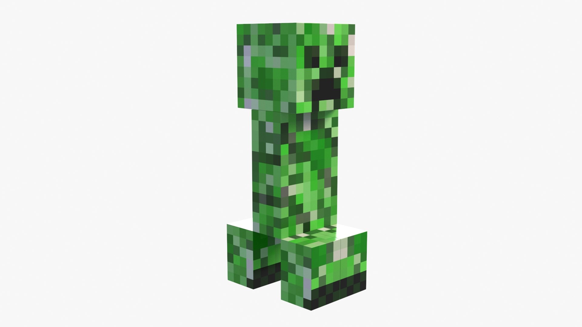 3D minecraft creeper - TurboSquid 1640161