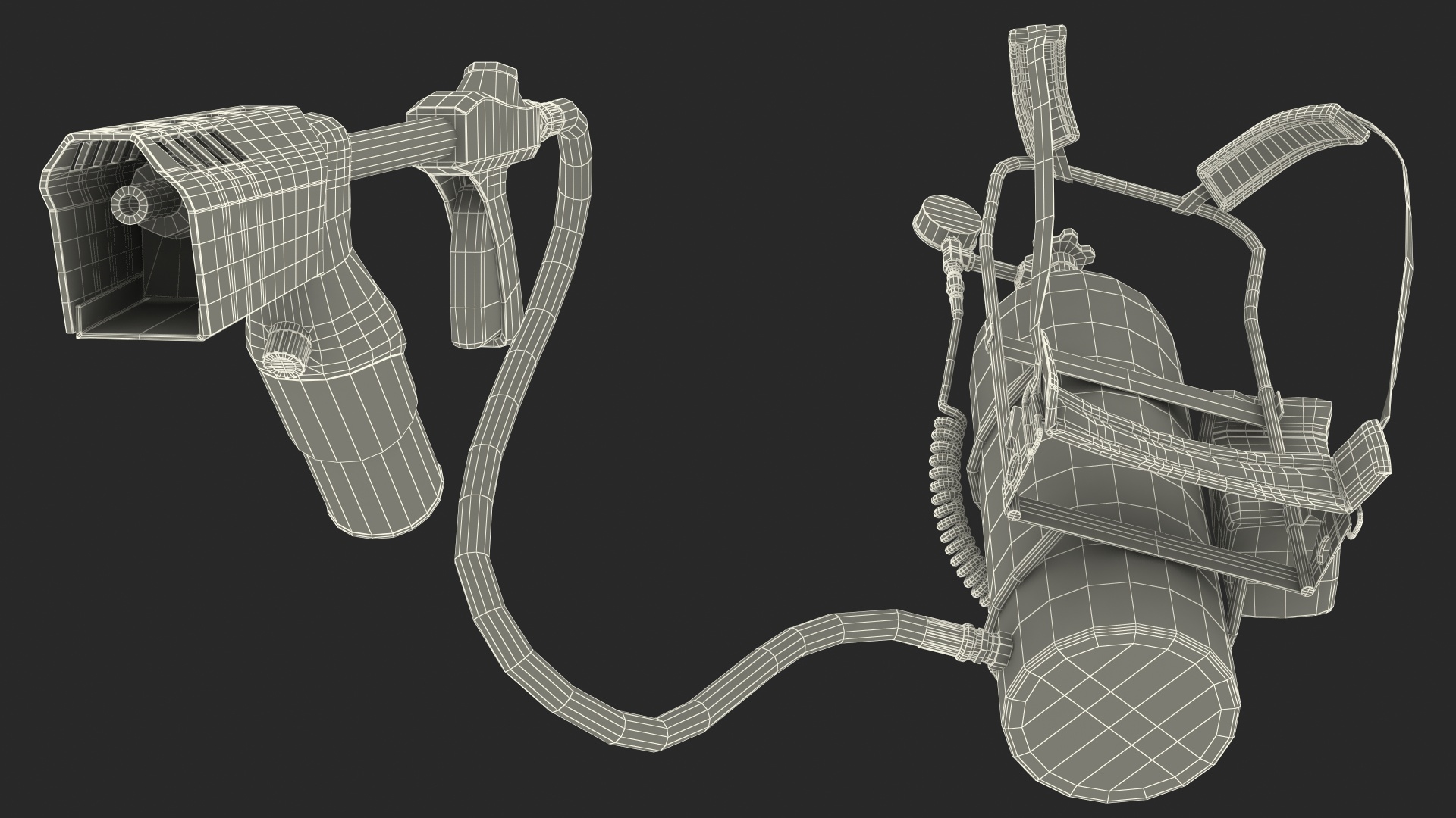 Throwflame XL18 Backpack Flamethrower Modelo 3D - TurboSquid 1640471
