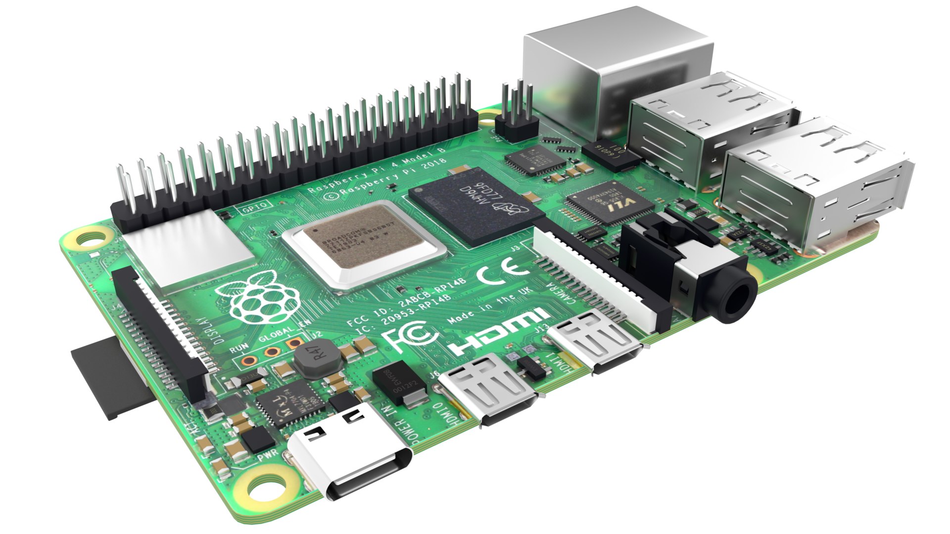 3D model single raspberry pi 4 - TurboSquid 1423761