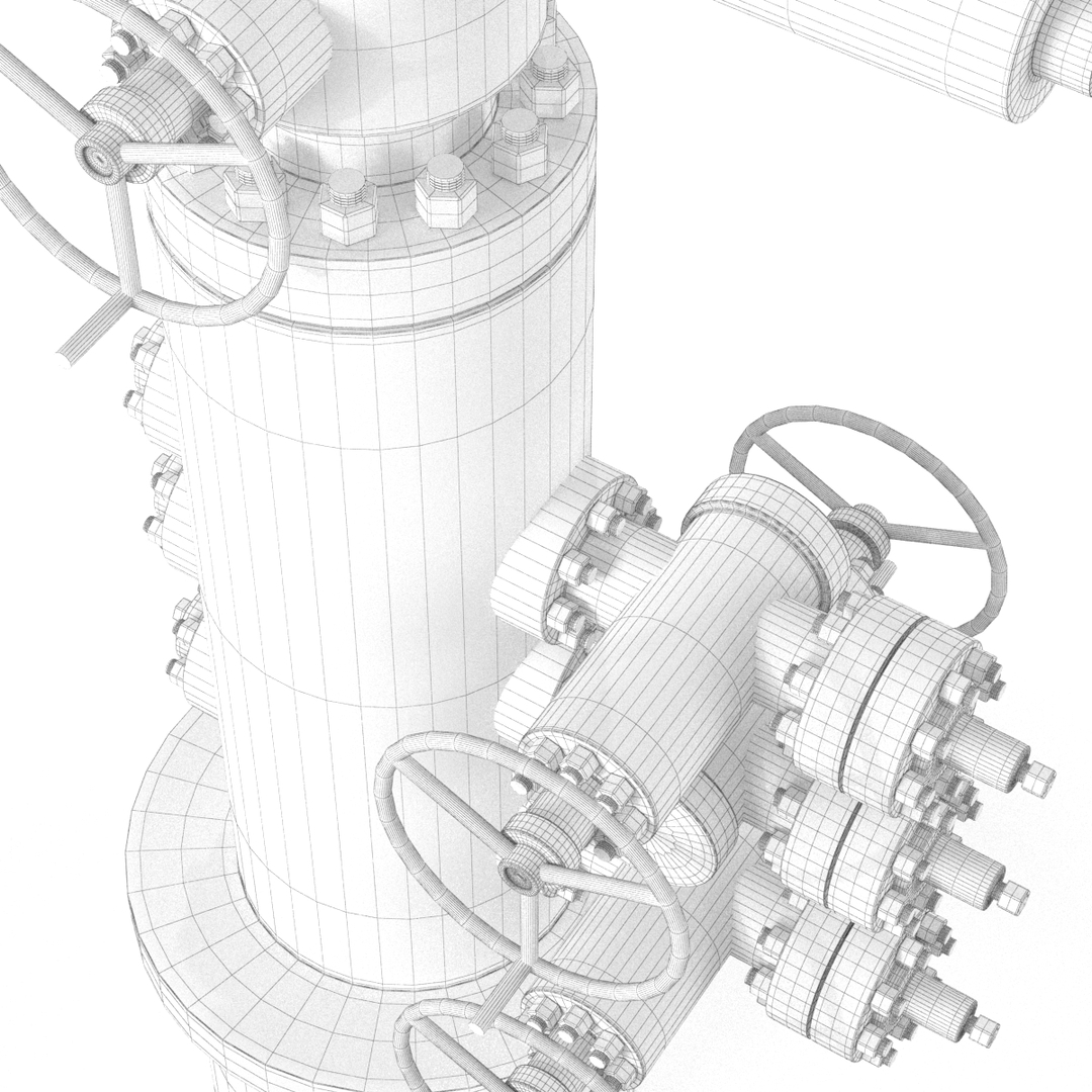 Wellhead 3D model - TurboSquid 1640312
