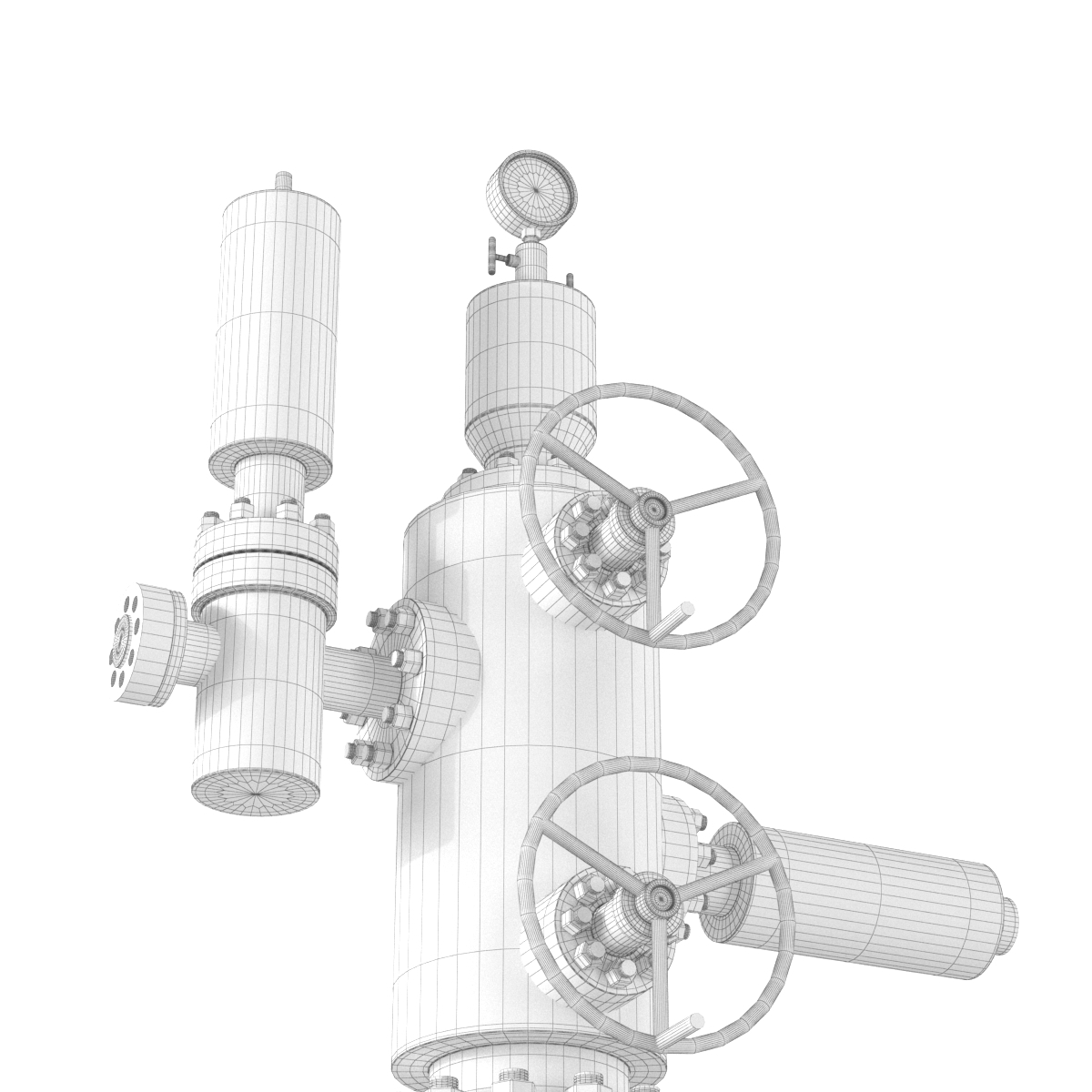 Wellhead 3D model - TurboSquid 1640312