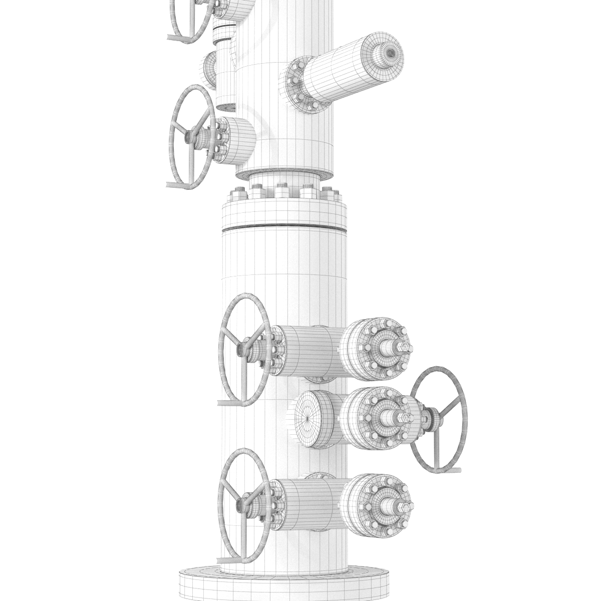 Wellhead 3D model - TurboSquid 1640312