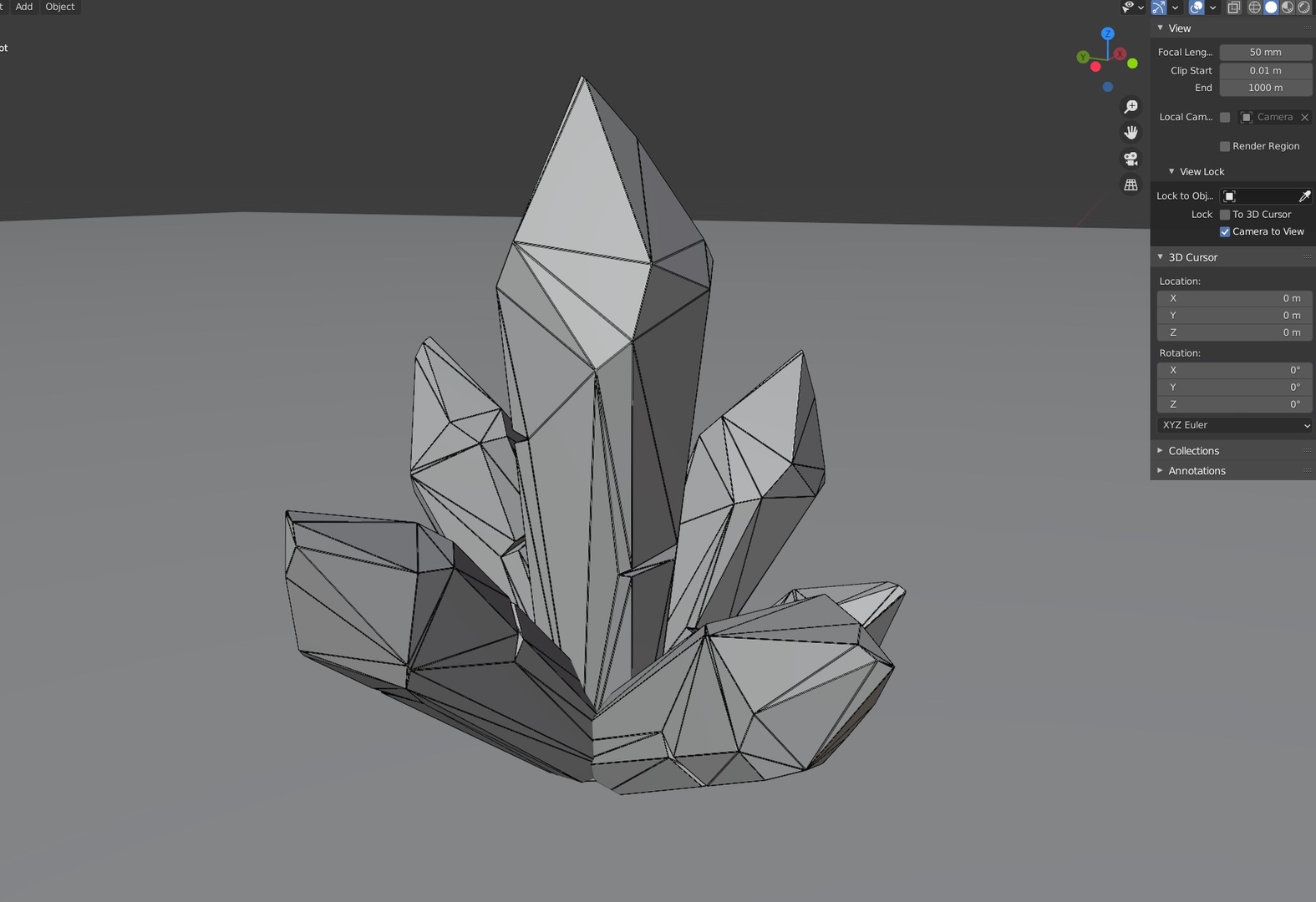 Sci-fi crystals minerals model - TurboSquid 1640371