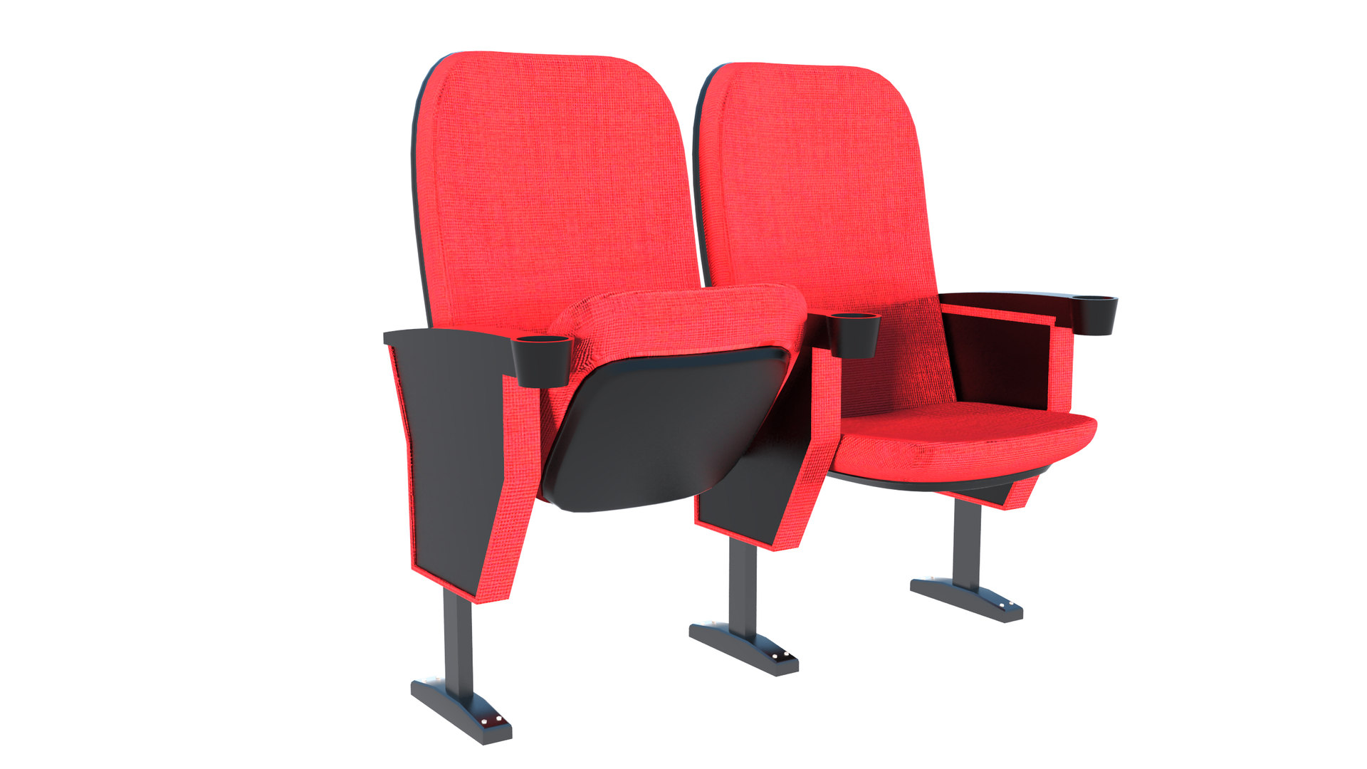 Chair theatre 3D model - TurboSquid 1640421