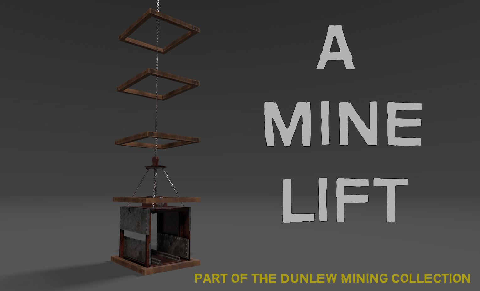 3D lift industrial mining model - TurboSquid 1640509