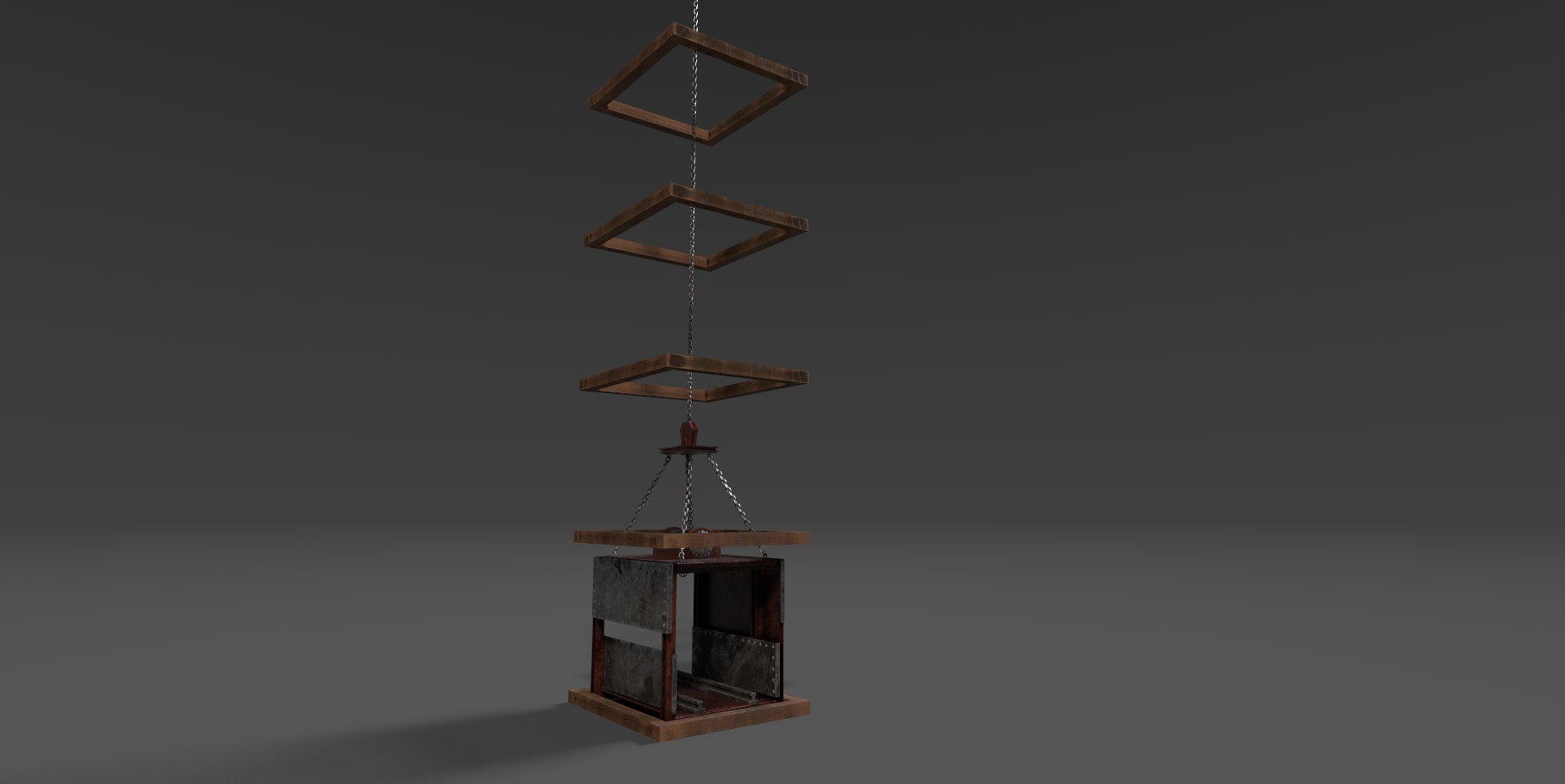 3D lift industrial mining model - TurboSquid 1640509