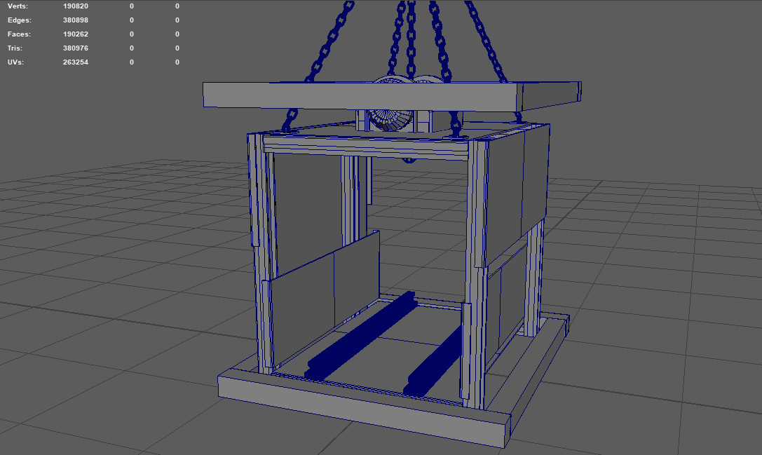 3D lift industrial mining model - TurboSquid 1640509