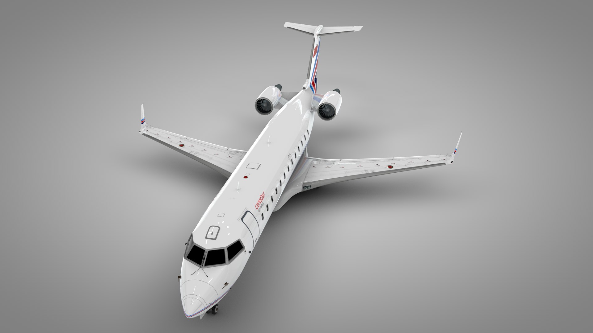 PLAAF - 中国空军 庞巴迪 CRJ 200 L10623D模型 - TurboSquid 1640603
