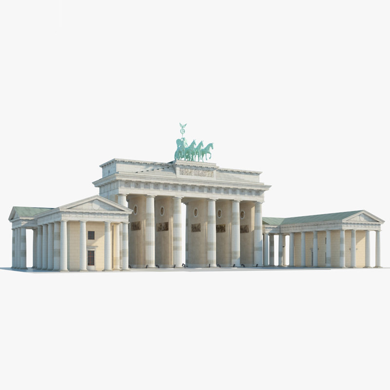 3D brandenburg gate model - TurboSquid 1640564