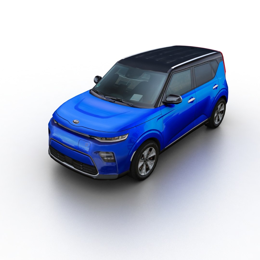 2020 kia soul ev 3D model - TurboSquid 1640928