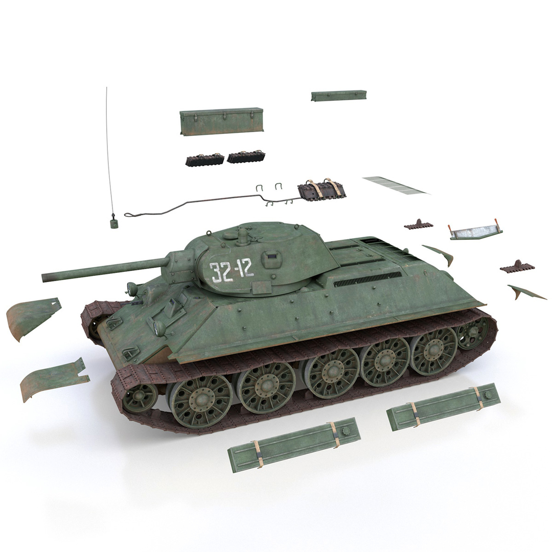 3D model t-34-76 - stz 1941 - TurboSquid 1640814