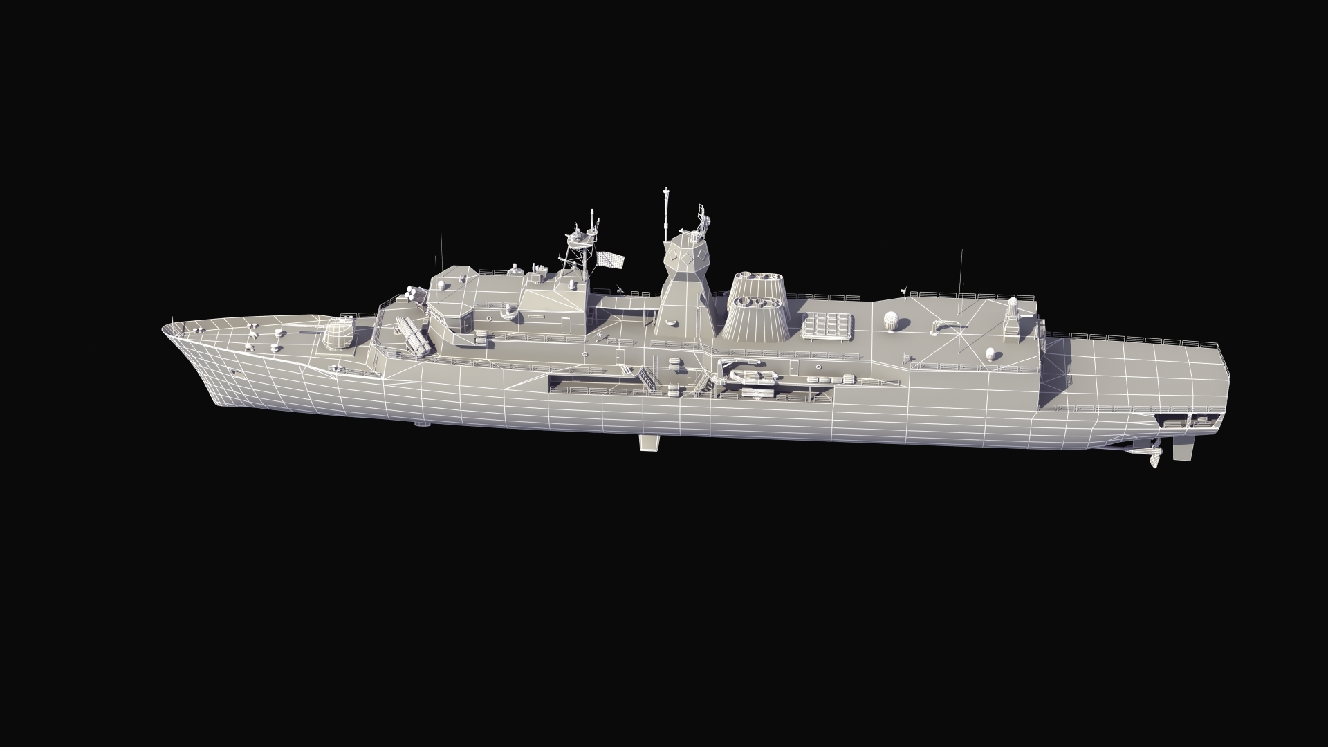 3D anzac class frigate model - TurboSquid 1640927