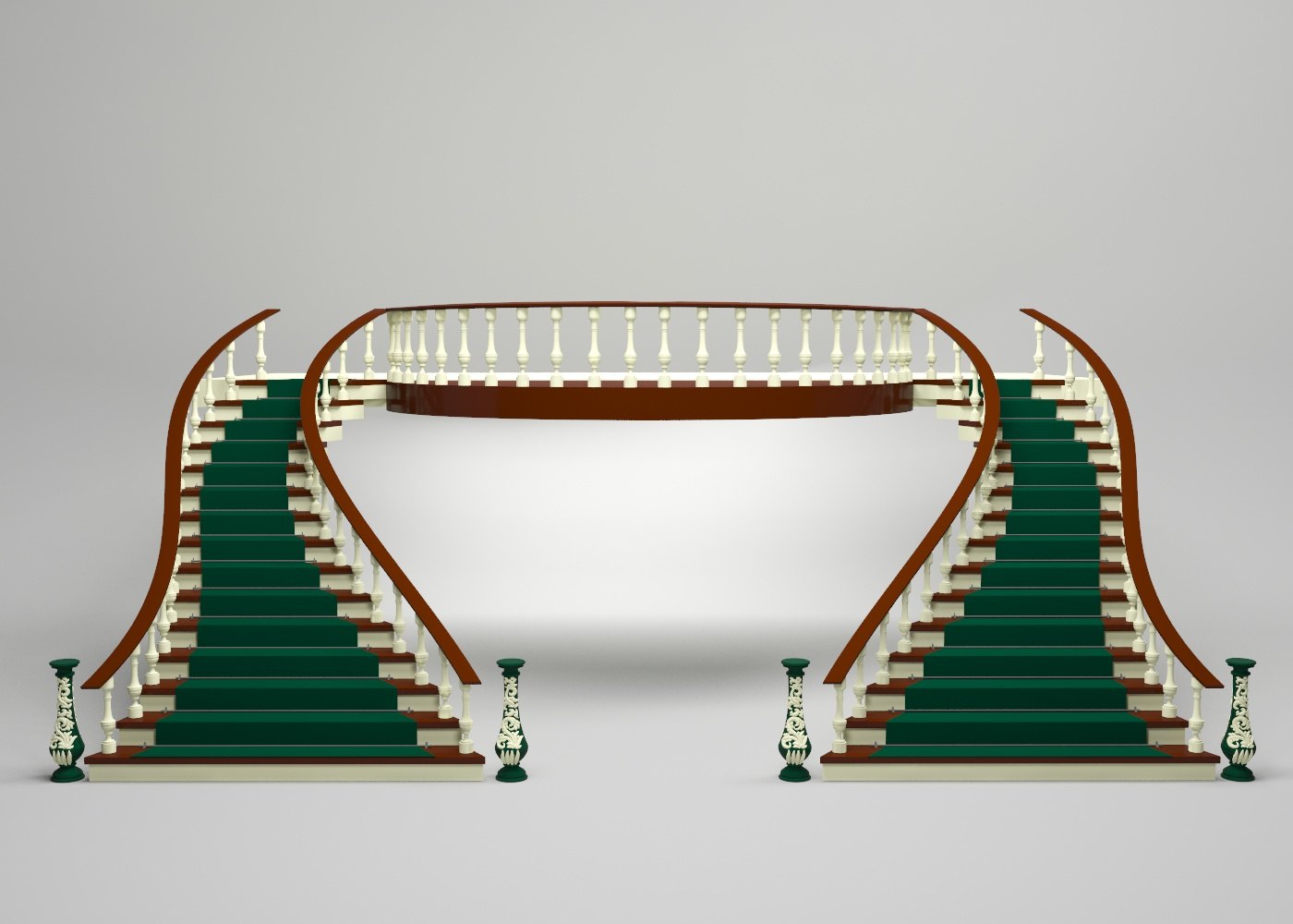 Staircase 3D model - TurboSquid 1641436