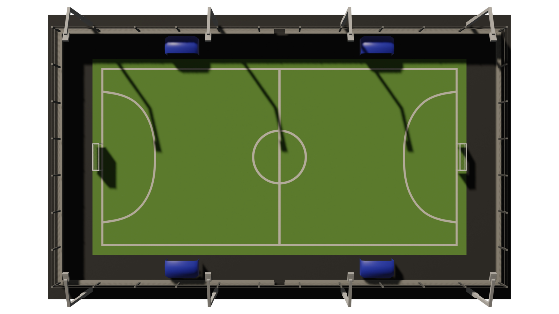 Mini football field 3D model - TurboSquid 1641510