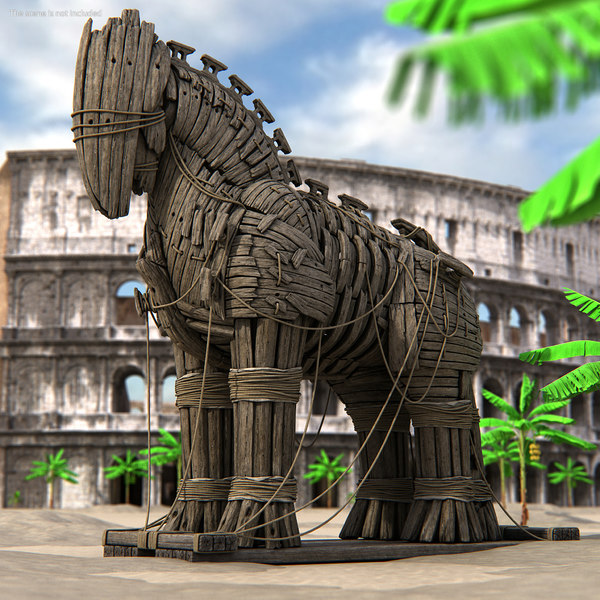 Trojan horse 3D model - TurboSquid 1641781