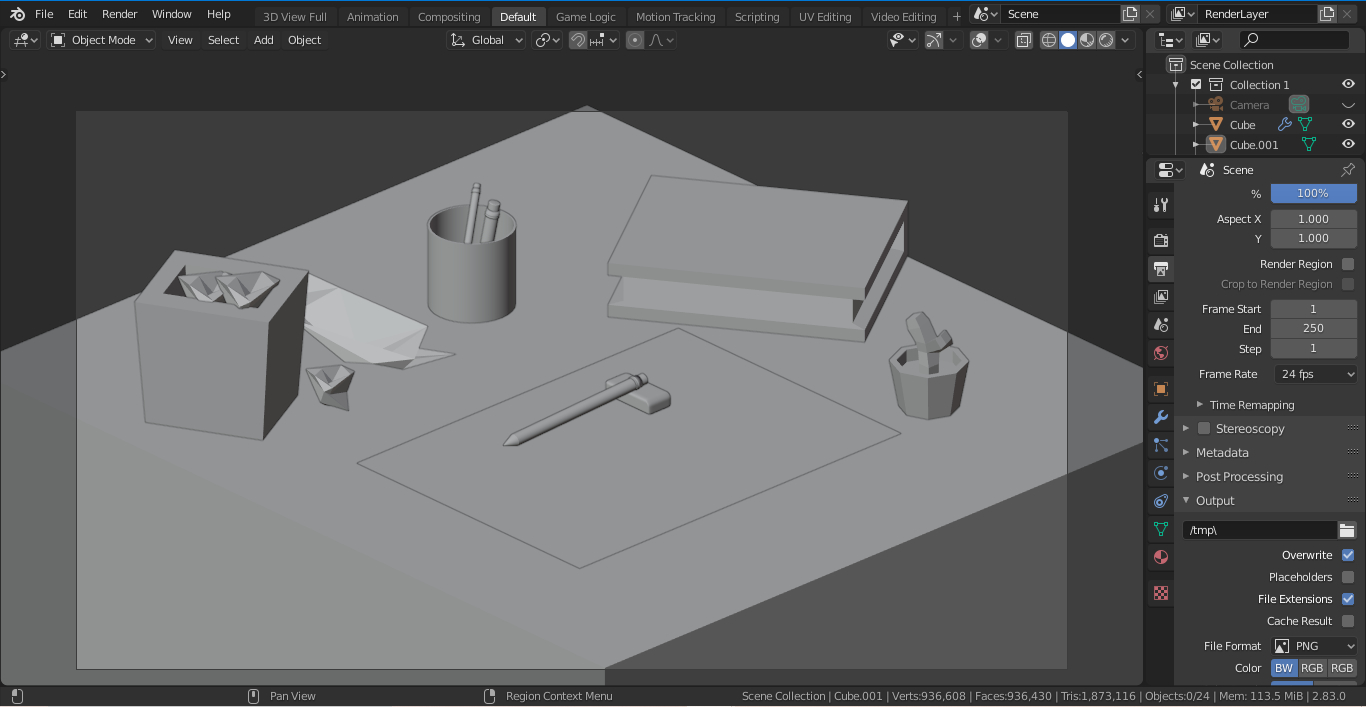Isometric blender 3D model - TurboSquid 1642093